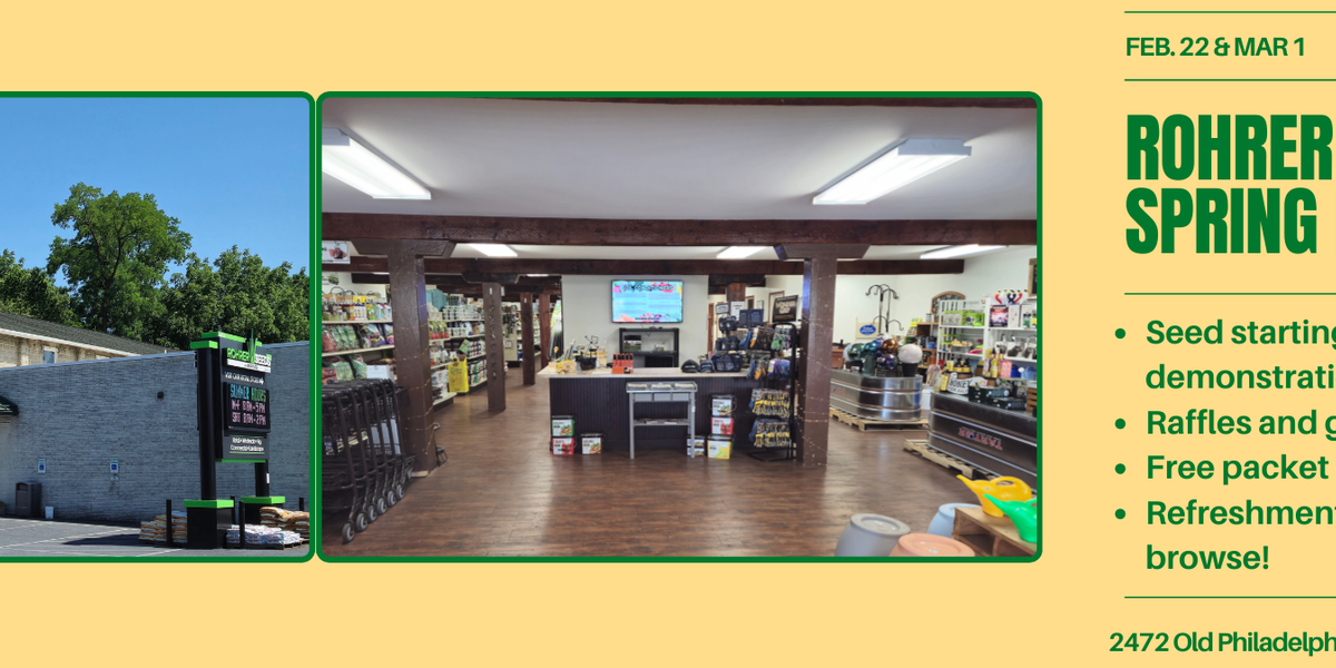 Mark Your Calender - Rohrer Seeds' Spring Kickoff Days Are Coming!