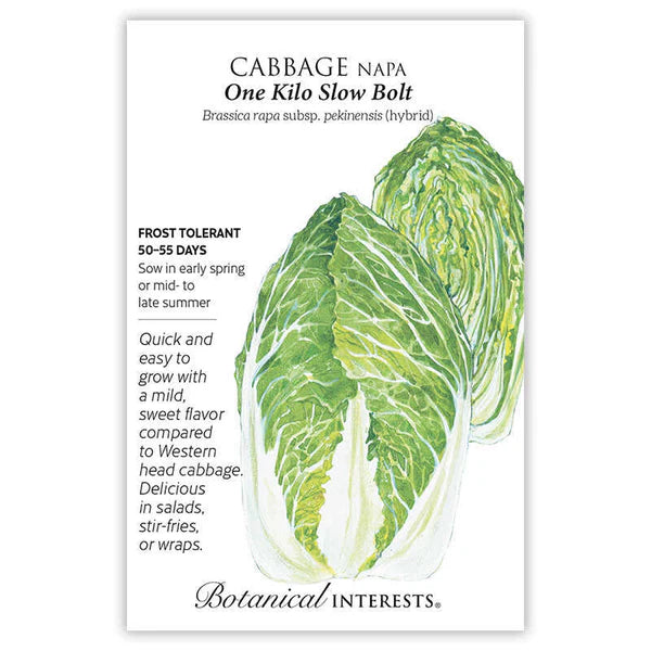 One Kilo Slow Bolt Cabbage — Rohrer Seeds