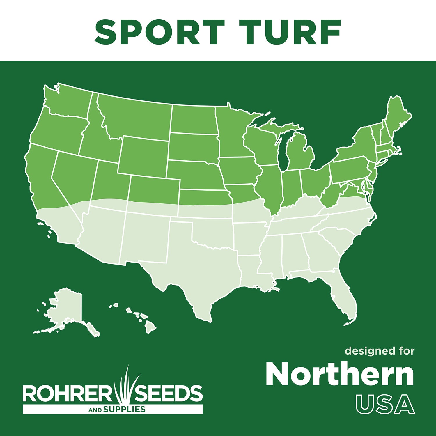 Sport Turf Rye Grass Seed Blend — Rohrer Seeds