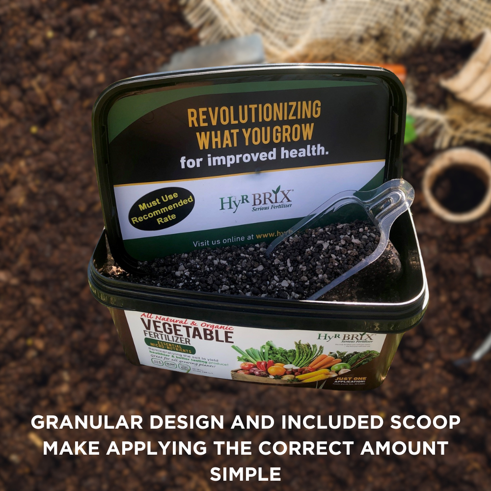 Hyr BRIX Organic Vegetable Fertilizer 1-1-8 — Rohrer Seeds