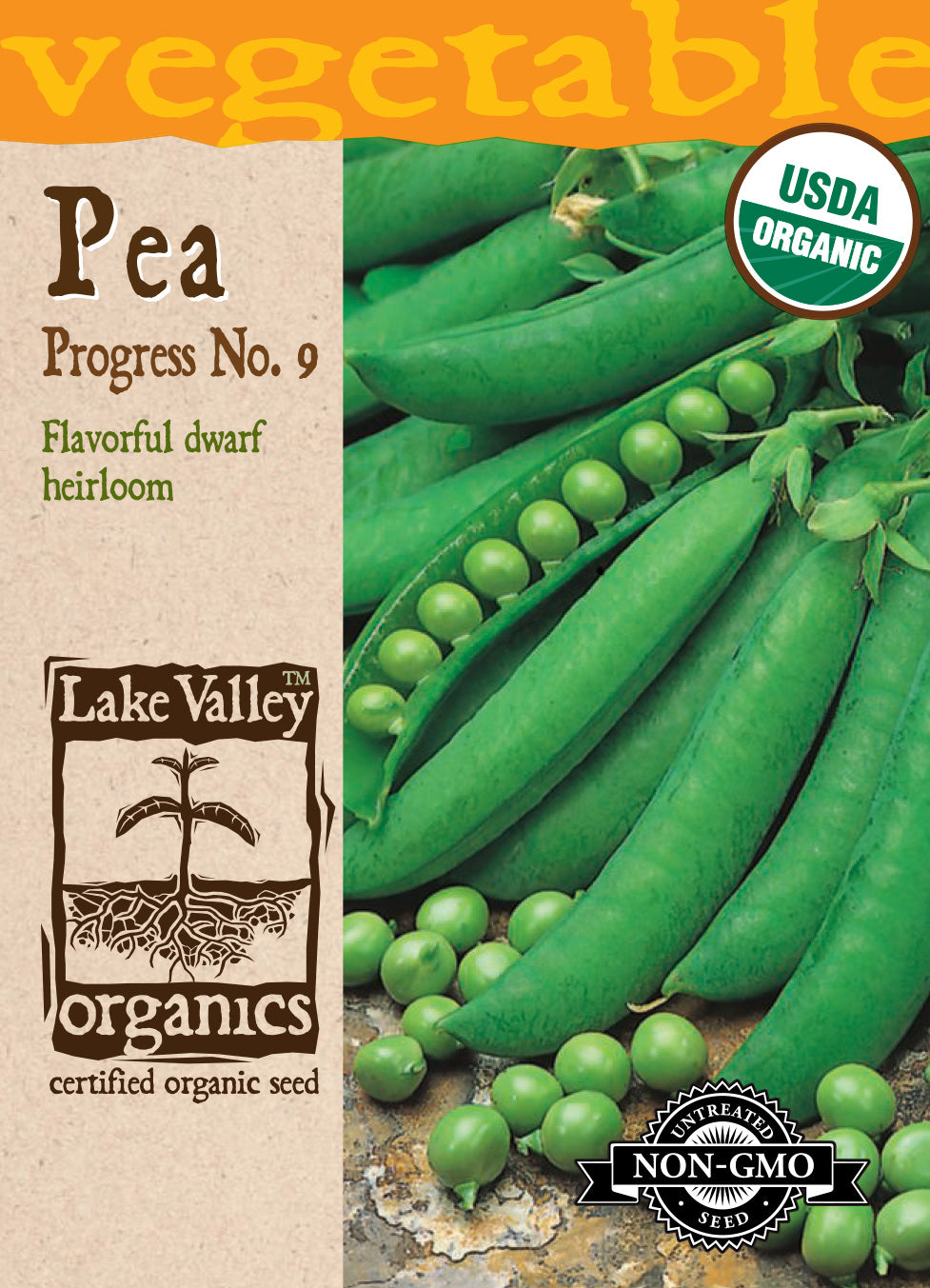 Organic Progress No. 9 Peas — Rohrer Seeds