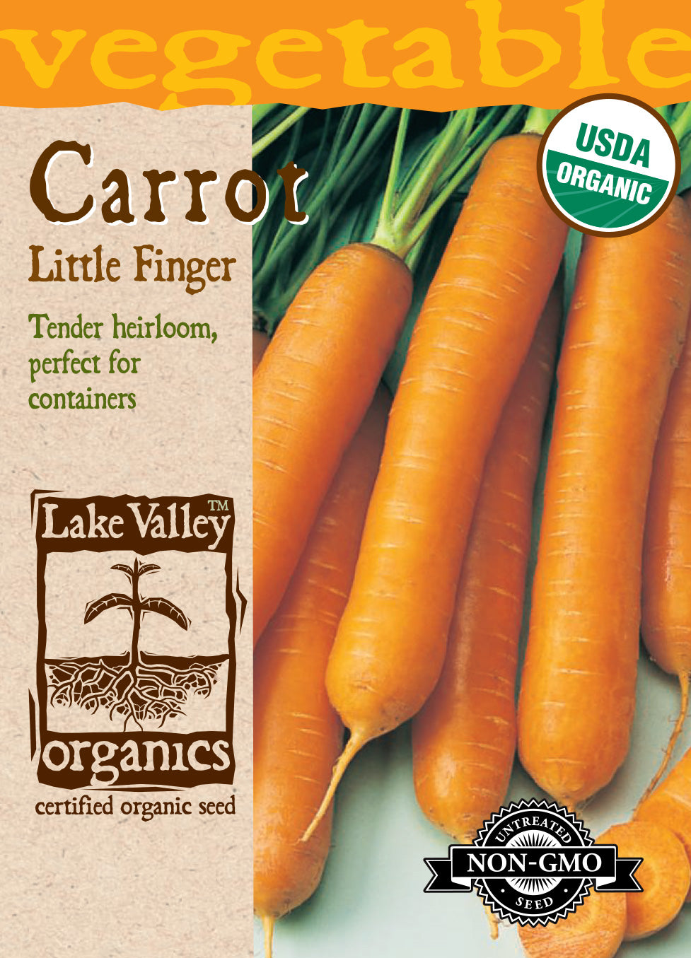 Organic Little Finger Carrot — Rohrer Seeds