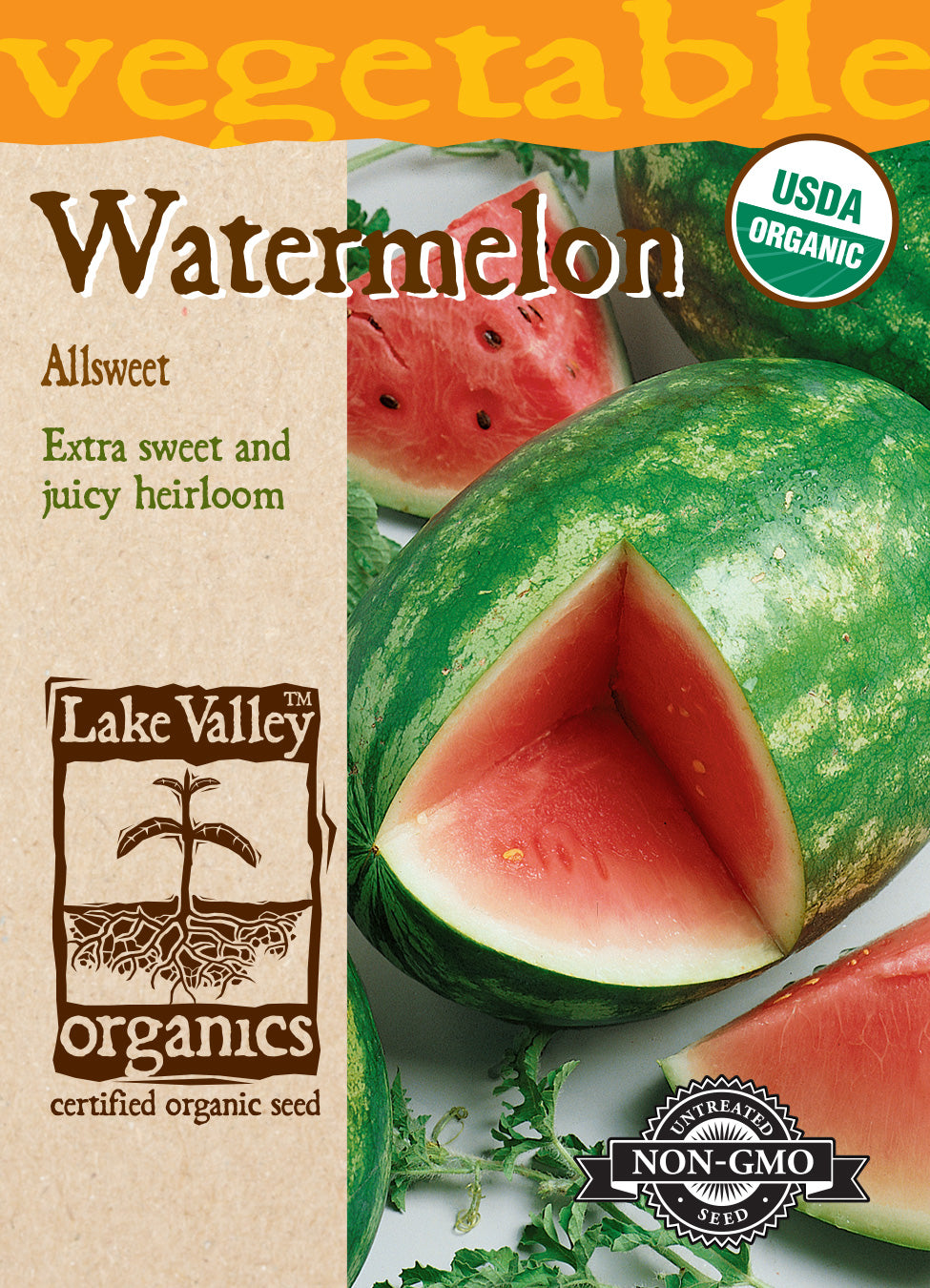 Organic Allsweet Watermelon — Rohrer Seeds