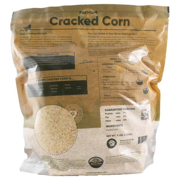 Bird Pro Premium Cracked Corn (5 lb) | Rohrer Seeds