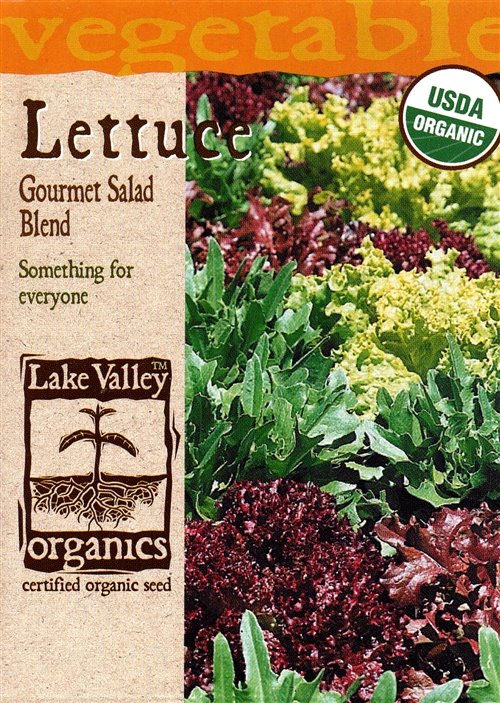 Organic Gourmet Salad Blend Lettuce — Rohrer Seeds