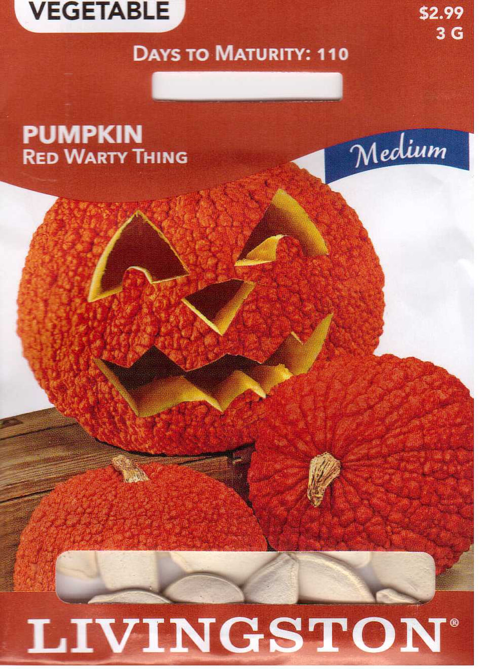 Red Warty Pumpkin — Rohrer Seeds